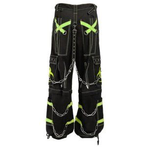 DARKROCK | Pants | New Biohazard Men Gothic Blacklime Bondage ...